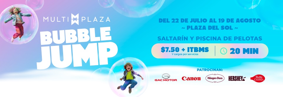 Boletos | BUBBLE JUMP | Panatickets
