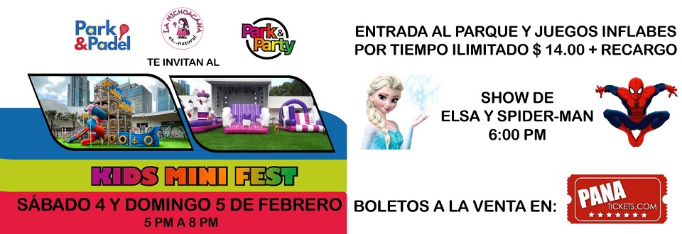 Boletos | KIDS MINI FEST | Panatickets